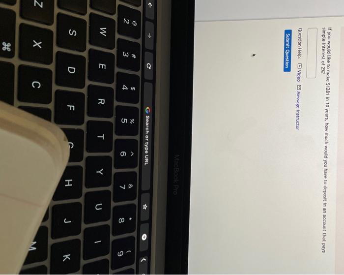 Solved N If you would like to make $1281 in 10 years, how | Chegg.com