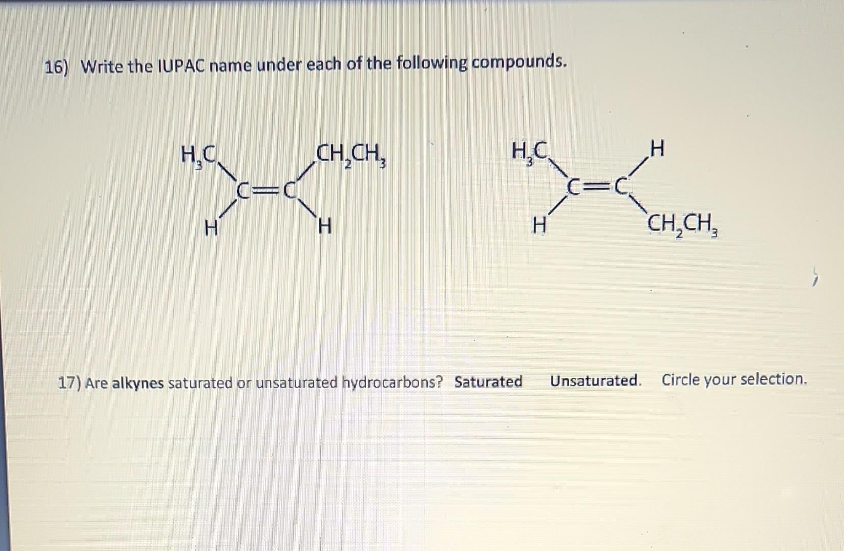 Solved 12) The following compound has something wrong. | Chegg.com