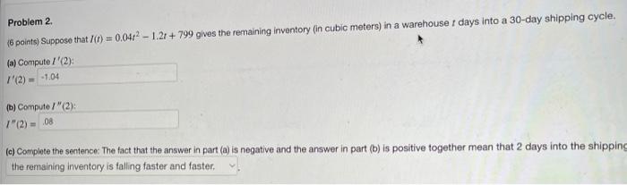 Solved Problem 2. (6 points) Supposo that | Chegg.com