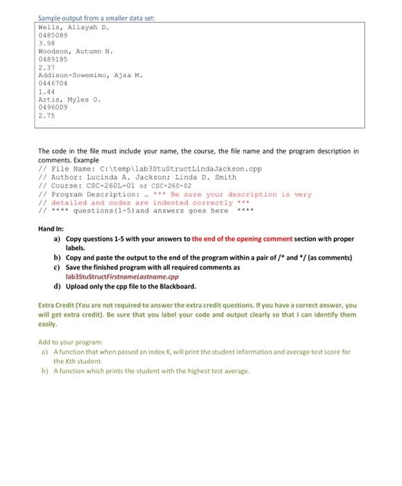 Solved Complex Records The purpose of this laboratory | Chegg.com