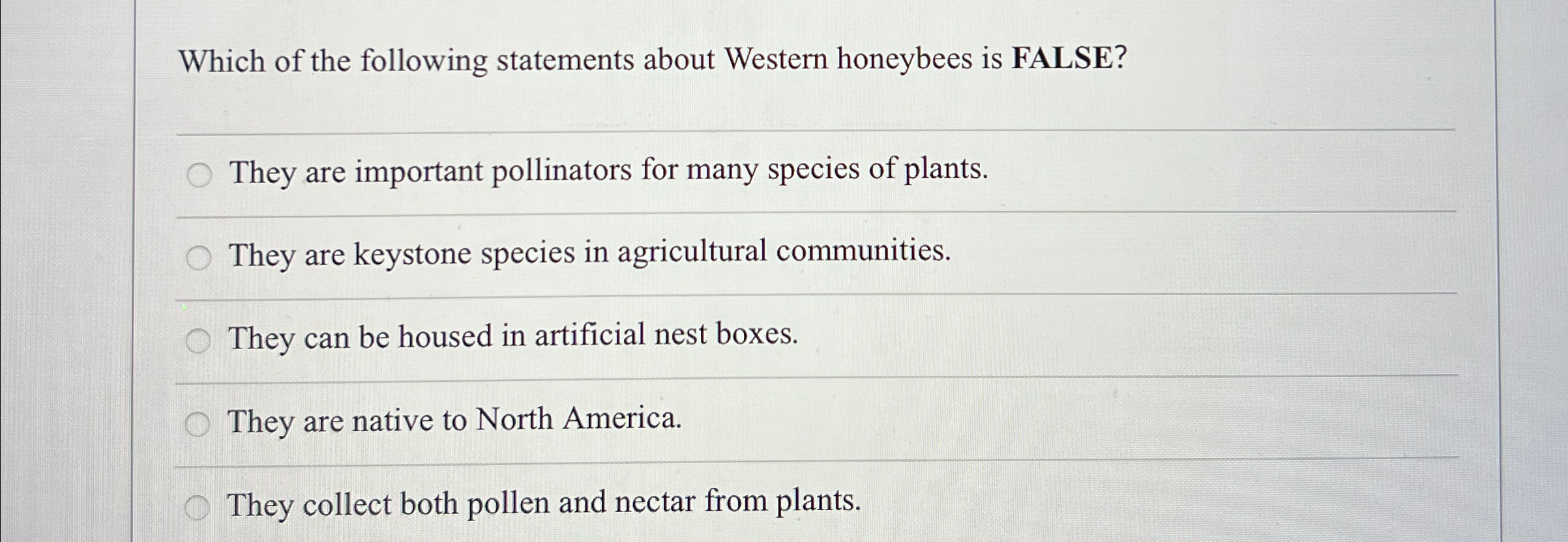 Solved Which of the following statements about Western | Chegg.com