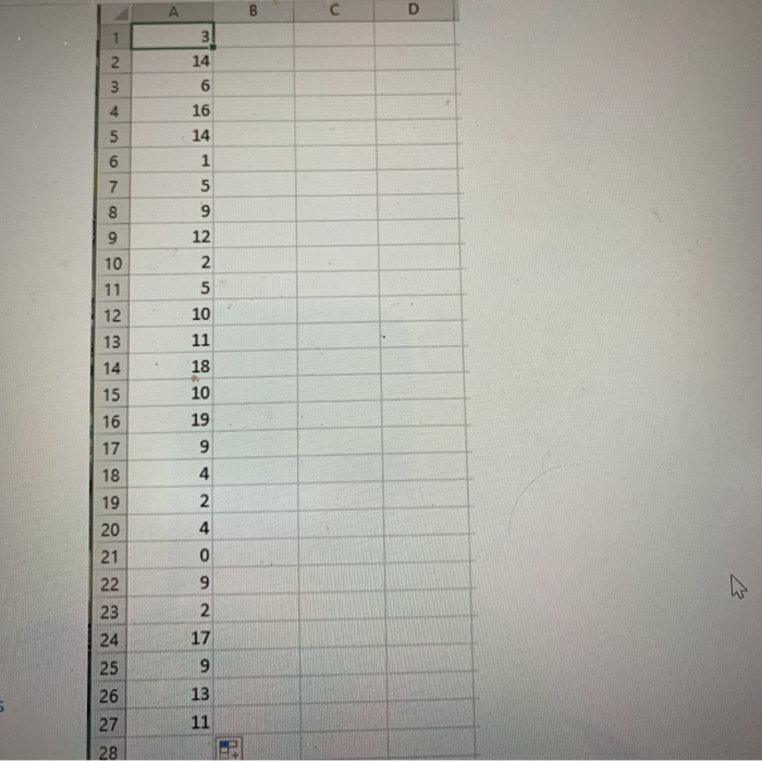 Solved Macro #5 - Find Sum, Min, and Max of a column of | Chegg.com