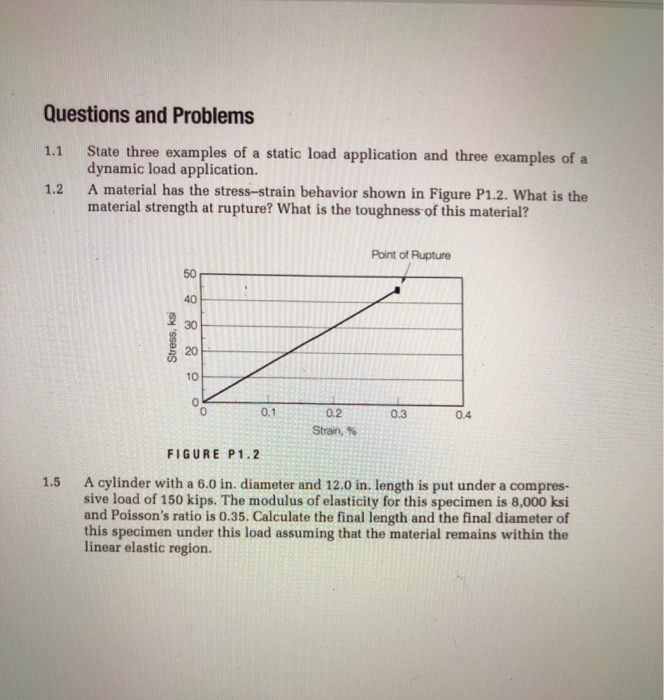 Solved Questions and Problems 1.1 1.2 State three examples | Chegg.com