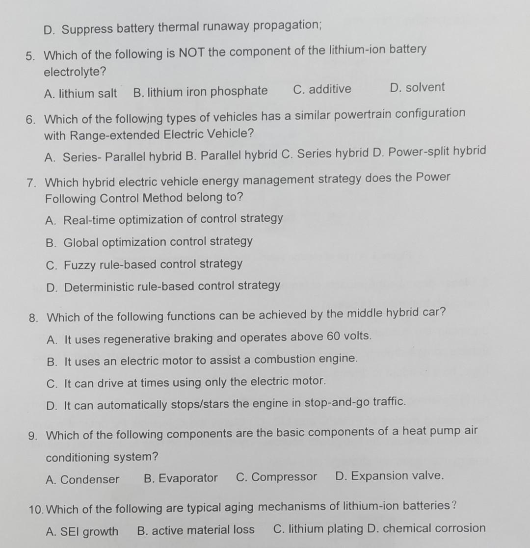 Solved 1. Choice Question (Note that 1−7 are single choice | Chegg.com