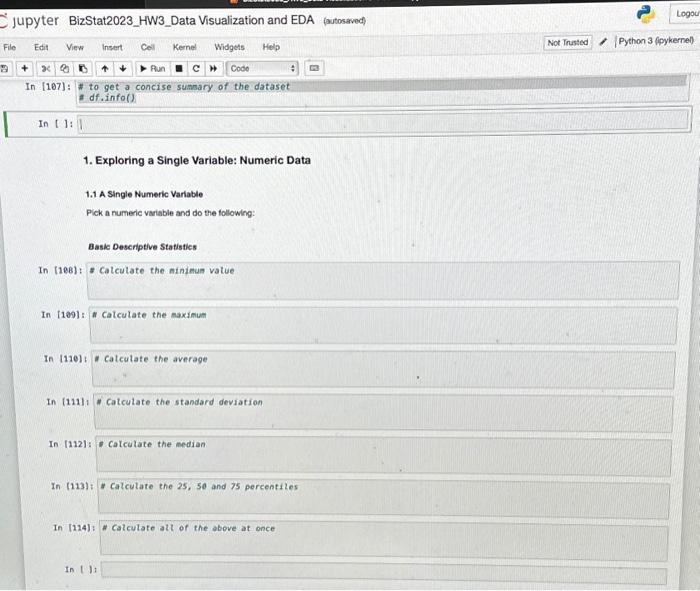 Solved loads/ File 9 Jupyter BizStat2023_HW3_Data | Chegg.com
