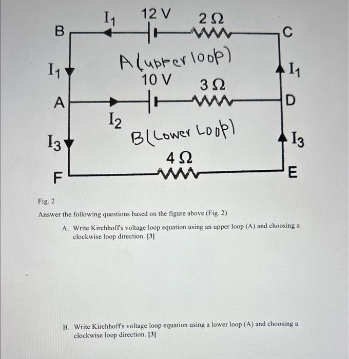 Solved Fig. 2 Answer the following questions based on the | Chegg.com