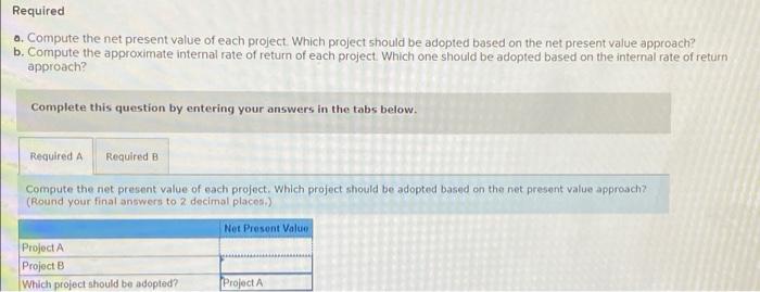 Solved Check Problem 16-19A (Algo) Using net present value | Chegg.com
