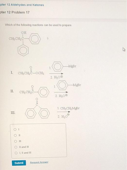 Solved pter 12 Aldehydes and Ketones pter 12 Problem 17 | Chegg.com Solved pter 12 Aldehydes and Ketones pter 12 Problem 17 | Chegg.com