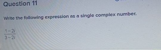 Solved Question 11Write the following expression as a single | Chegg.com