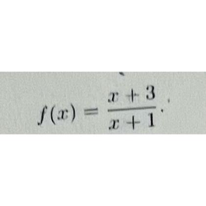 f(x)=x+3x+1 ﻿ Determine the concavity | Chegg.com