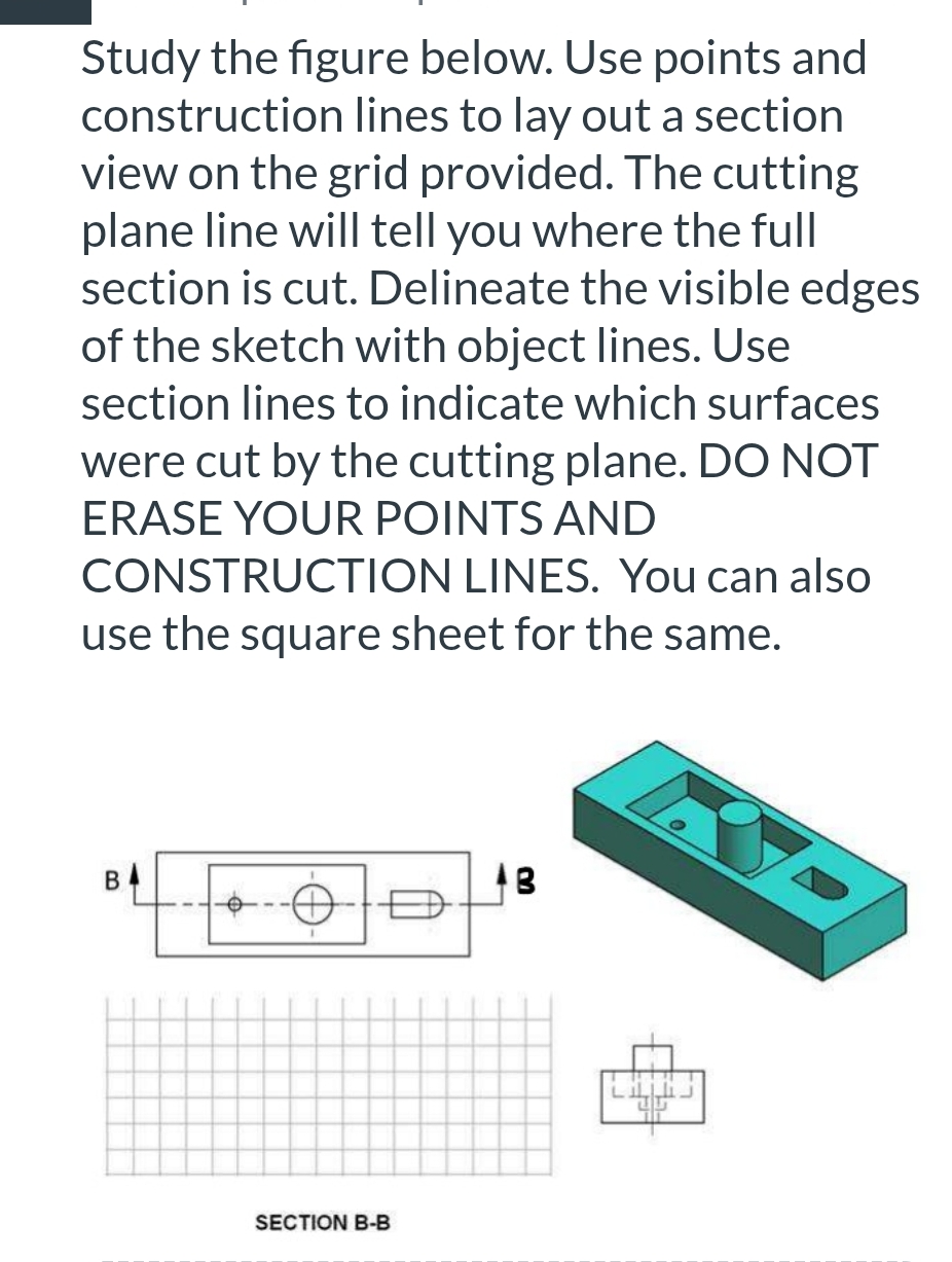 Solved Study the figure below. Use points and construction | Chegg.com