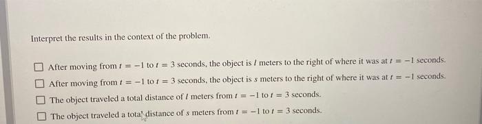 Solved An object in rectilinear motion is moving along a | Chegg.com