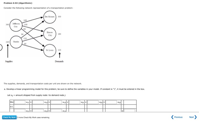 Solved Problem 6-02 (Algorithmic) Consider the following | Chegg.com