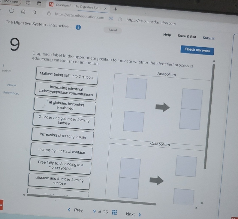 Solved ReconnectHelpSave & ExitSubmitDrag each label to the | Chegg.com