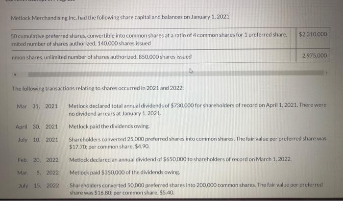 Solved Current Attempt in Progress Metlock Merchandising Inc | Chegg.com