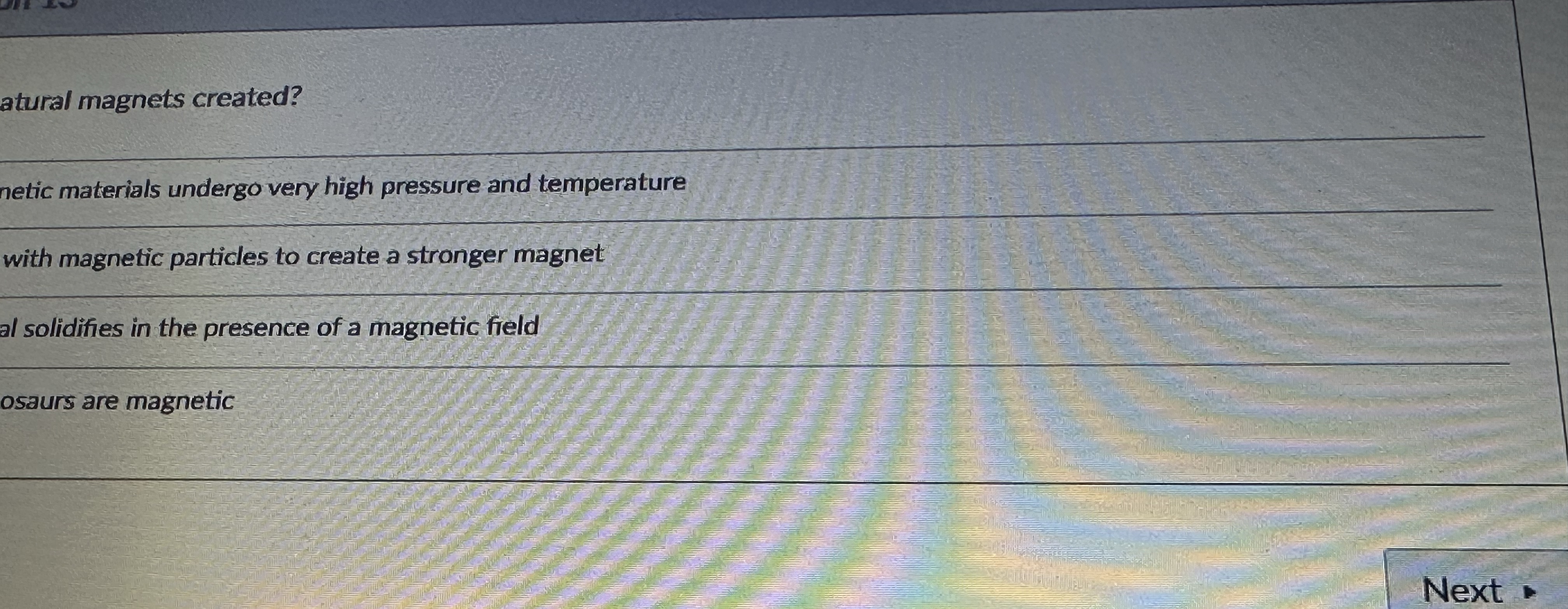 atural magnets created?netic materials undergo very | Chegg.com
