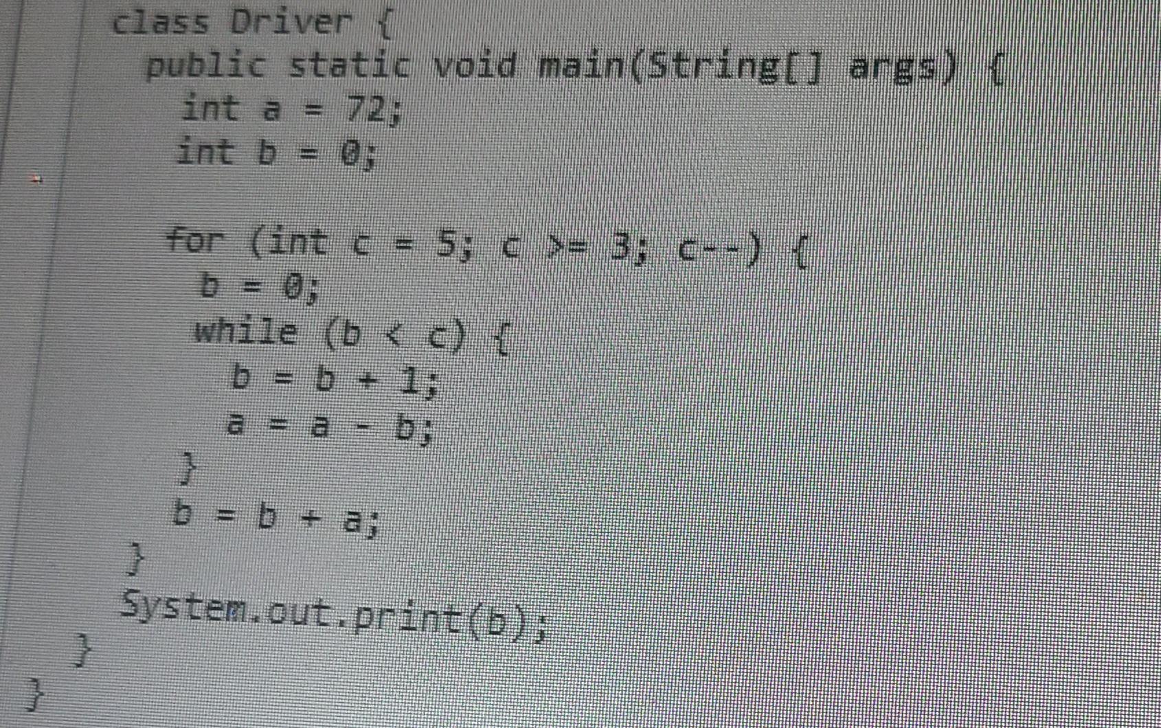 Solved What will be the output of this code? int a = 1; int | Chegg.com Solved What will be the output of this code? int a = 1; int | Chegg.com