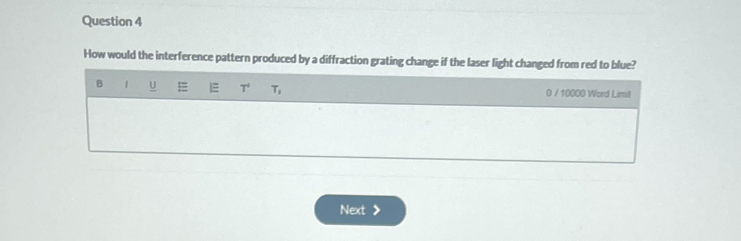 Solved Question 4How would the interference pattern produced | Chegg.com