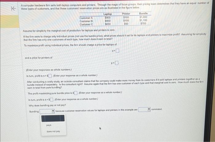 Solved computer hardware firm sels both laptop computers and | Chegg.com