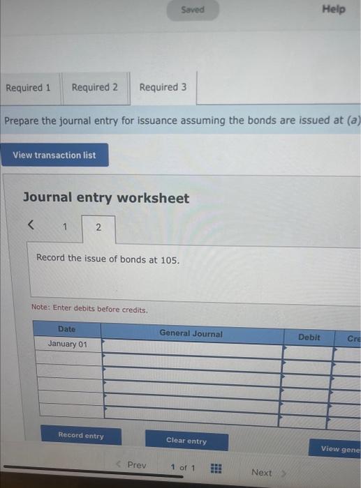 Solved Exercise 14-3 (Algo) Recording bond issuance and | Chegg.com