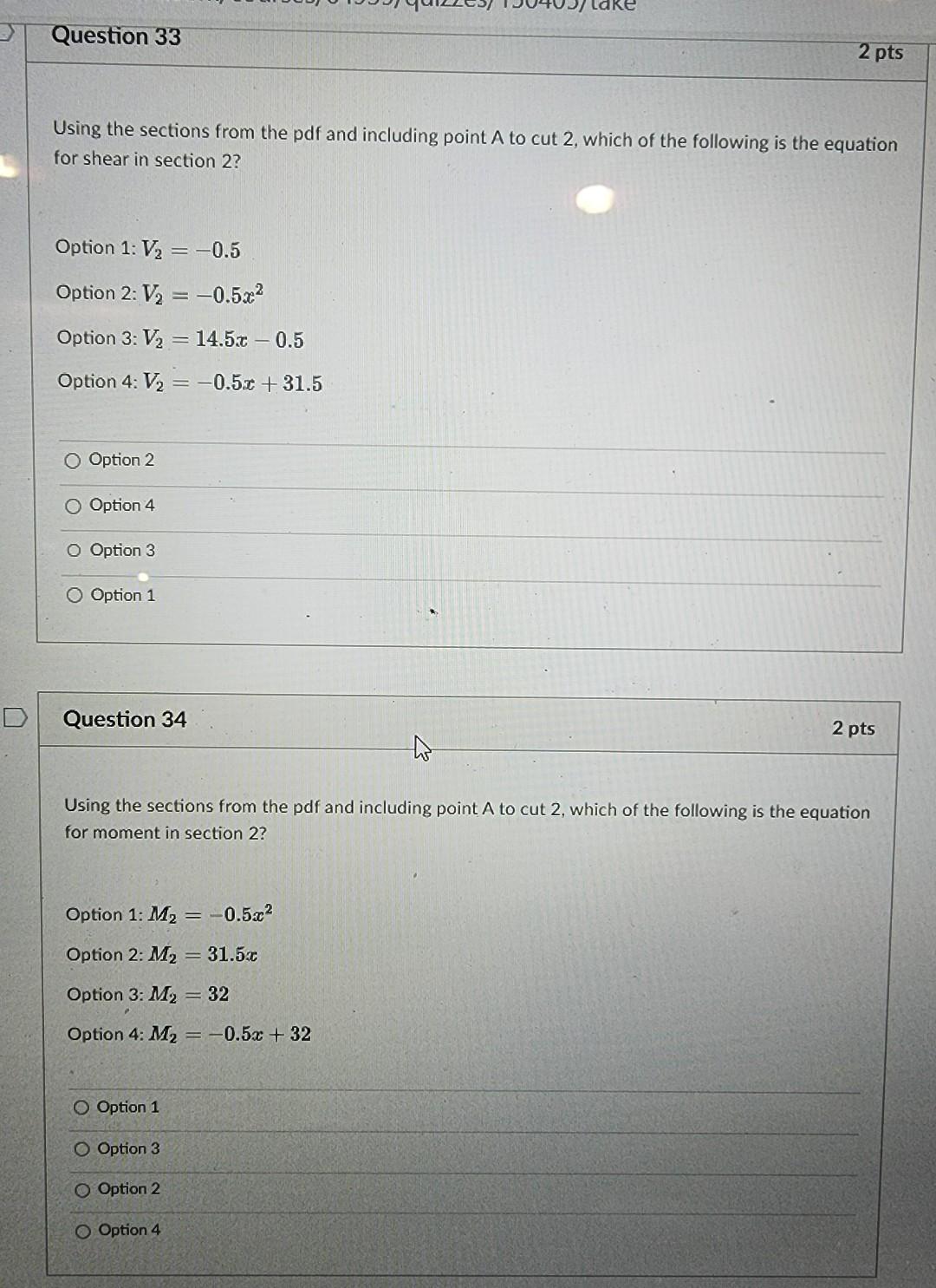 Solved Shear and Moment Diagram We are wanting to determine | Chegg.com