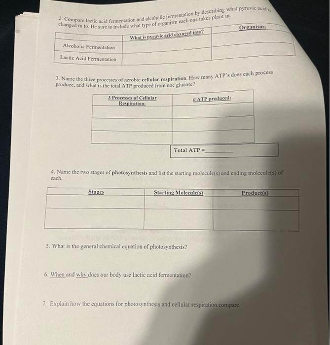 Solved Name: Period: Directions: Answer each of the | Chegg.com