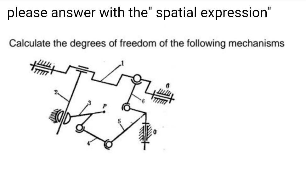 Solved please answer with the" spatial expression" Calculate | Chegg.com