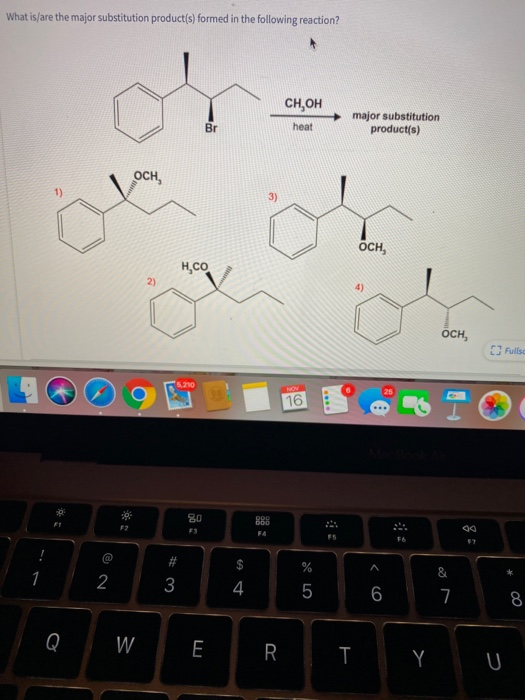 Solved What is/are the major products for the following | Chegg.com