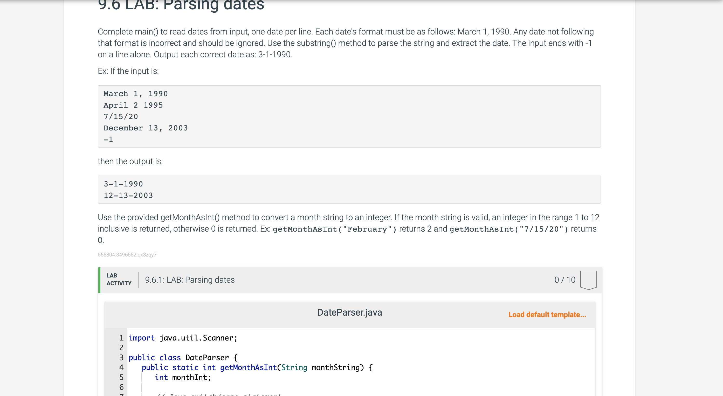 Solved (*In Java Coding* ﻿with correct coding) ﻿Complete | Chegg.com
