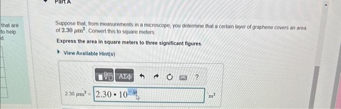 Solved Suppose that, from measurements in a microscope, you | Chegg.com