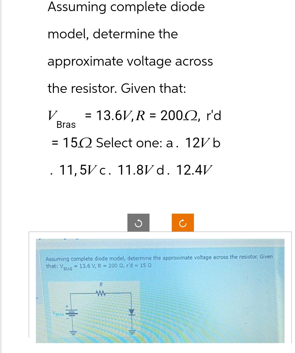 Solved Assuming complete diode model, determine the | Chegg.com