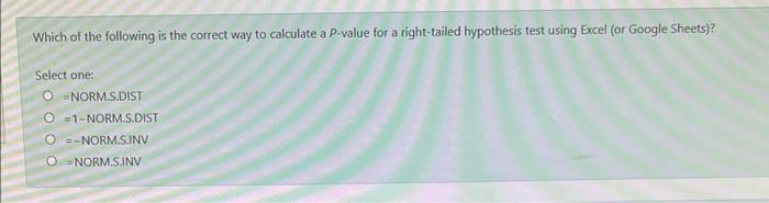 Solved Which of the following is the correct way to | Chegg.com