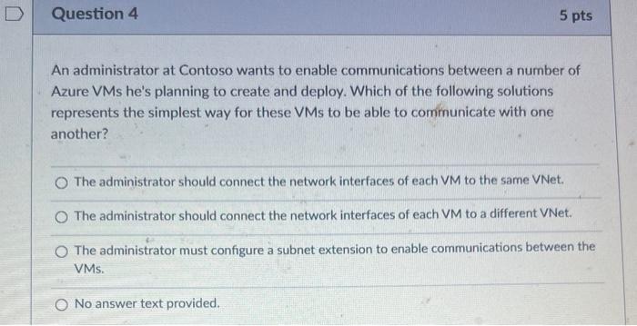Solved An administrator at Contoso wants to enable | Chegg.com