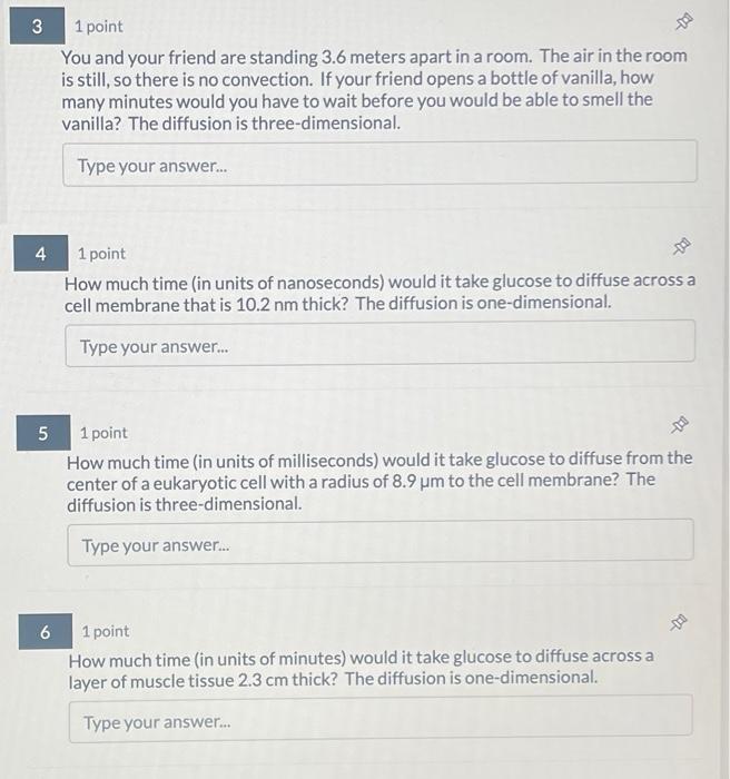 Solved Diffusion in time and space A common ingredient in | Chegg.com