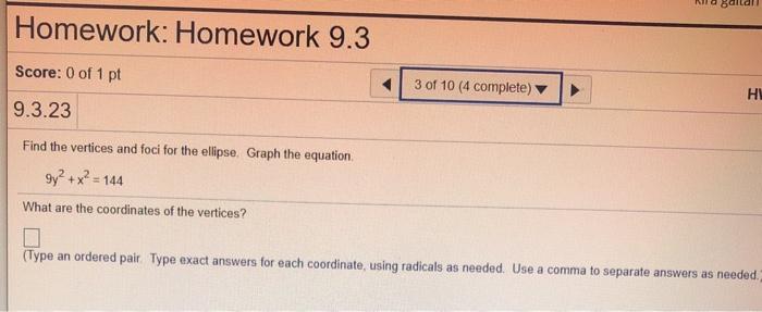 Solved NO 80 Homework: Homework 9.3 Score: 0 of 1 pt 3 of 10 | Chegg.com