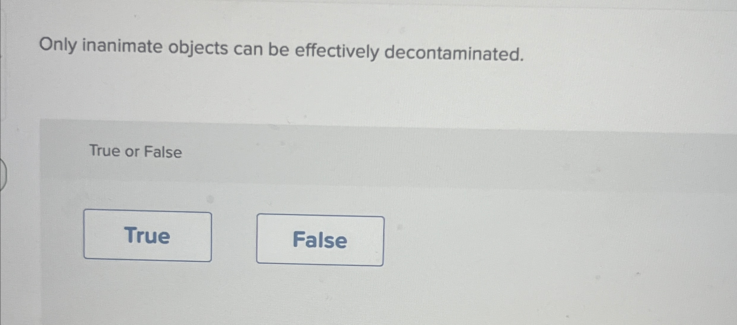 Solved Only inanimate objects can be effectively | Chegg.com