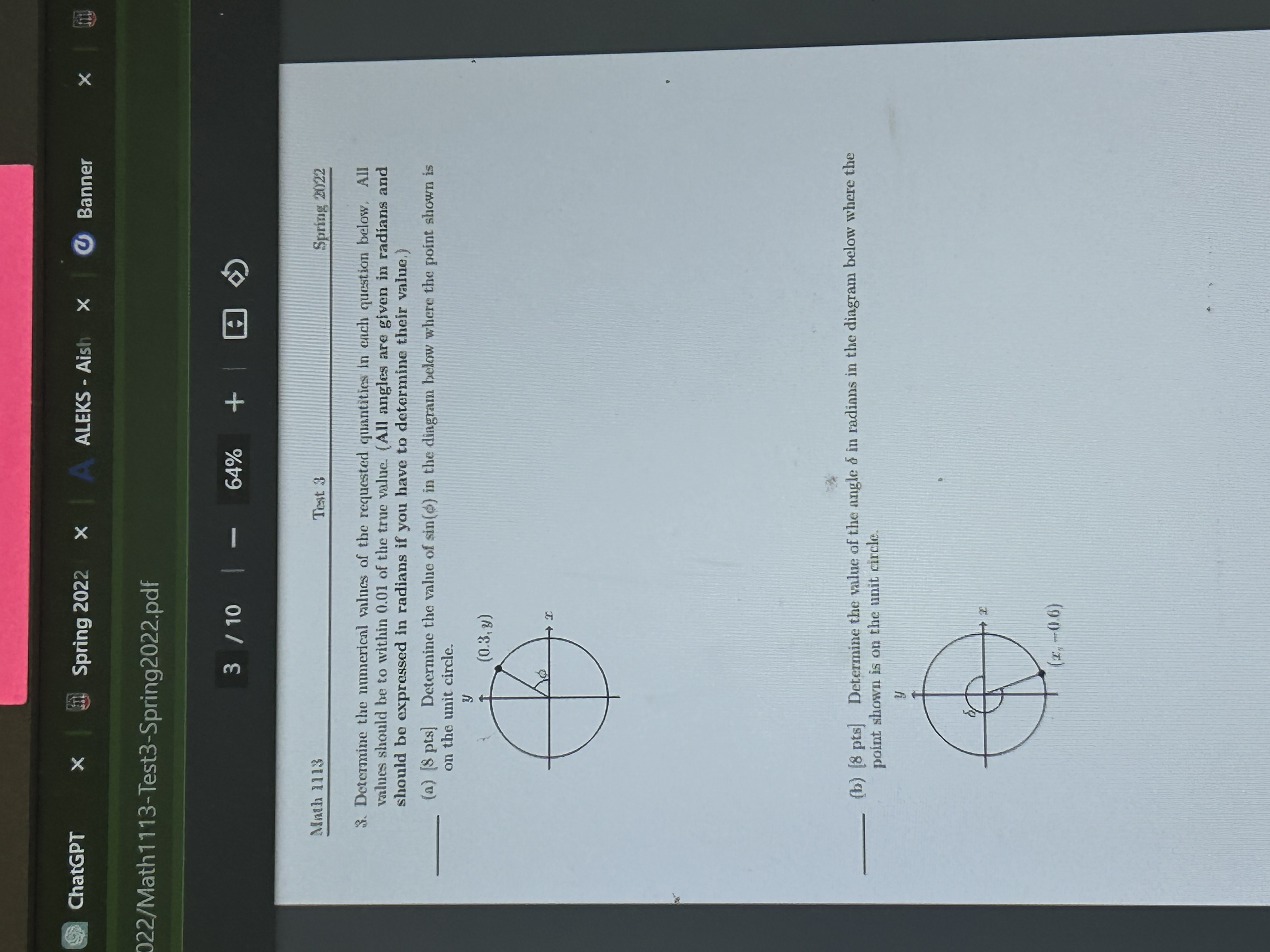 Solved Determine the numerical values of the requested angle | Chegg.com