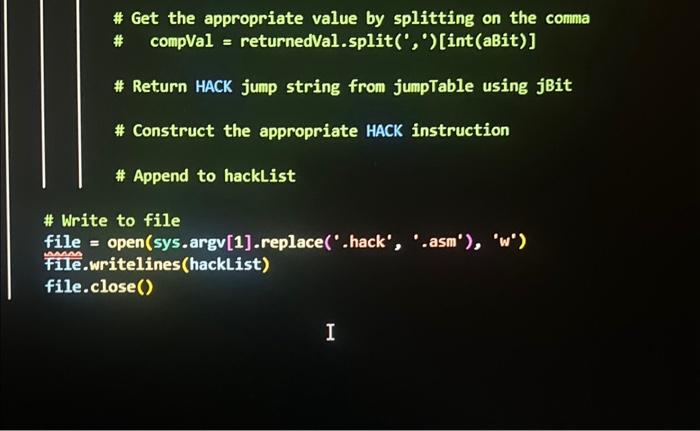 Solved import sys from os.path import exists as file_exists | Chegg.com