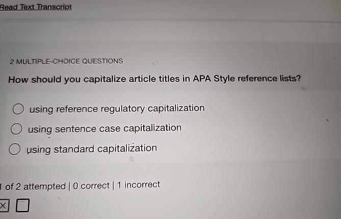 Solved Read Text Transcript2 ﻿MULTIPLE-CHOICE QUESTIONSHow | Chegg.com