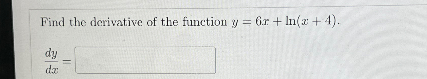 Solved Find the derivative of the function | Chegg.com