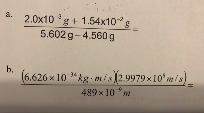 Solved Perform the following calculations. Write the correct | Chegg.com