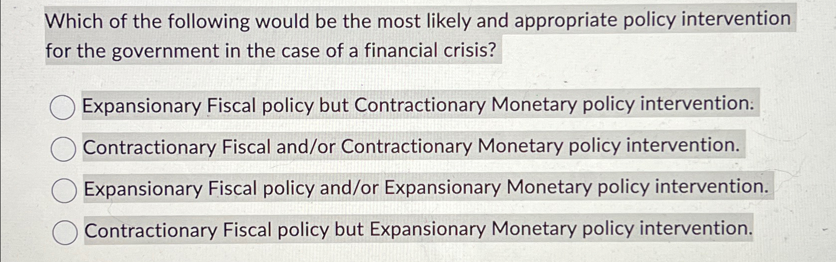 Solved Which of the following would be the most likely and | Chegg.com