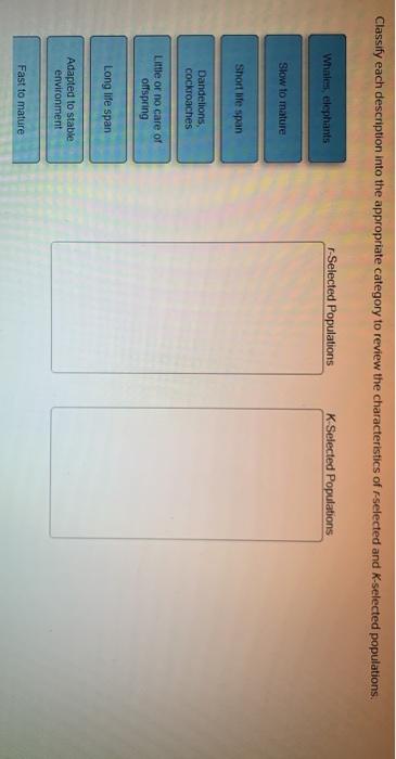 Solved Classify each description into the appropriate | Chegg.com