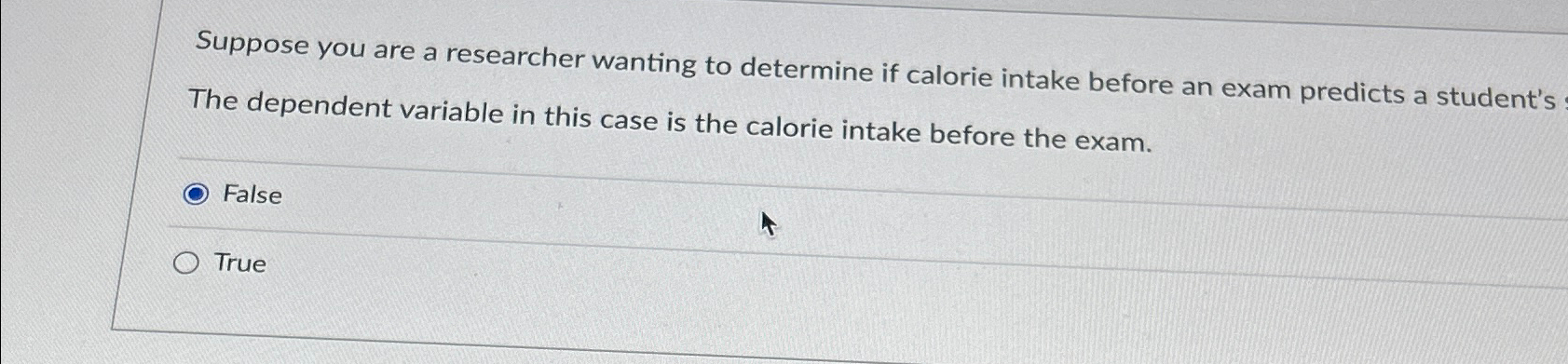 Solved Suppose you are a researcher wanting to determine if | Chegg.com