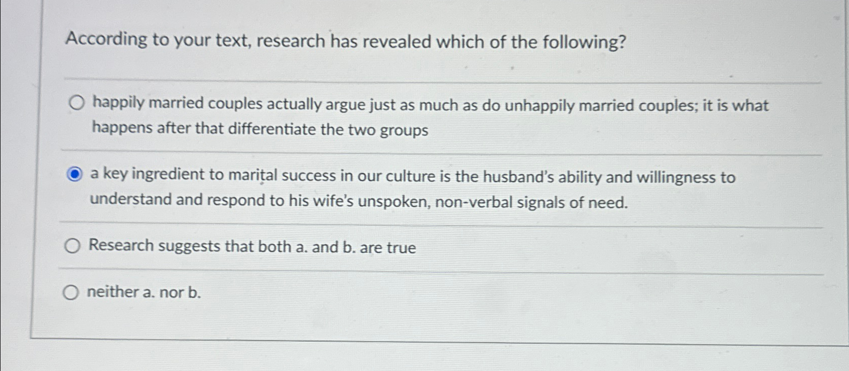 Solved According to your text, research has revealed which | Chegg.com