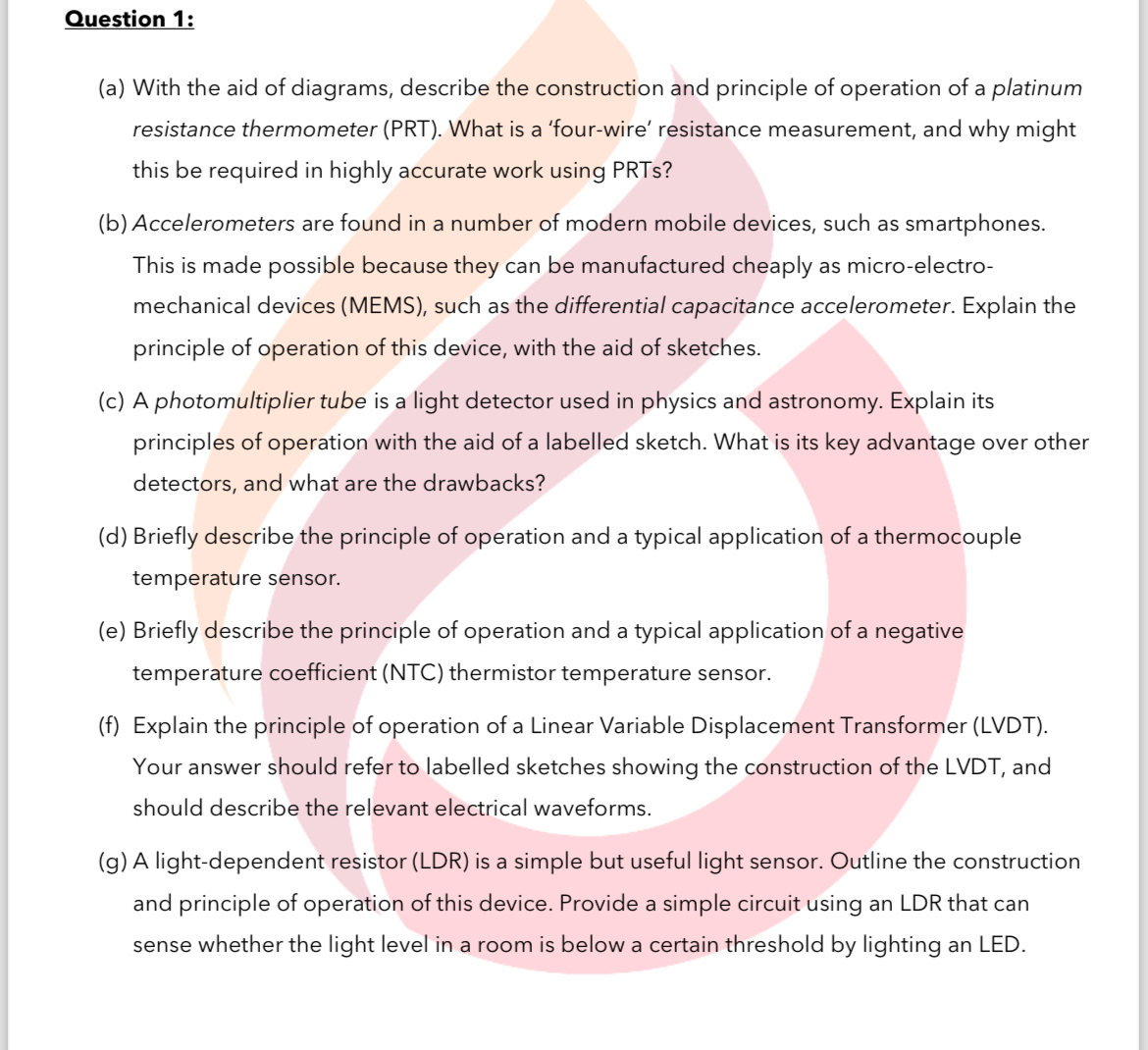 Solved Draw The Diagrams of each part Question 1:(a) ﻿With | Chegg.com