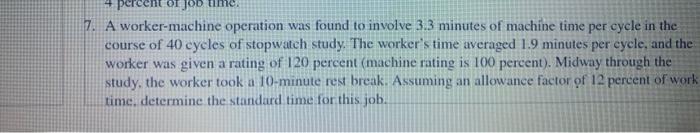 Solved Chapter 7 , Problem 7 If we only consider the machine | Chegg.com