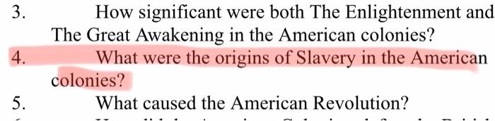 3. How significant were both The Enlightenment and | Chegg.com