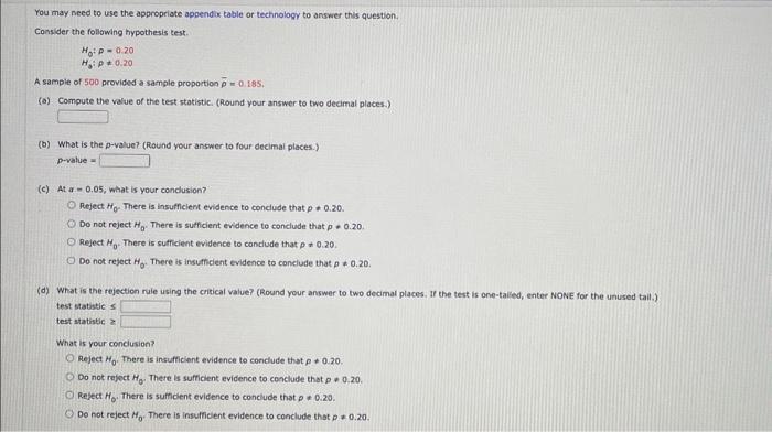 Solved You may need to use the appropriste append x table or | Chegg.com