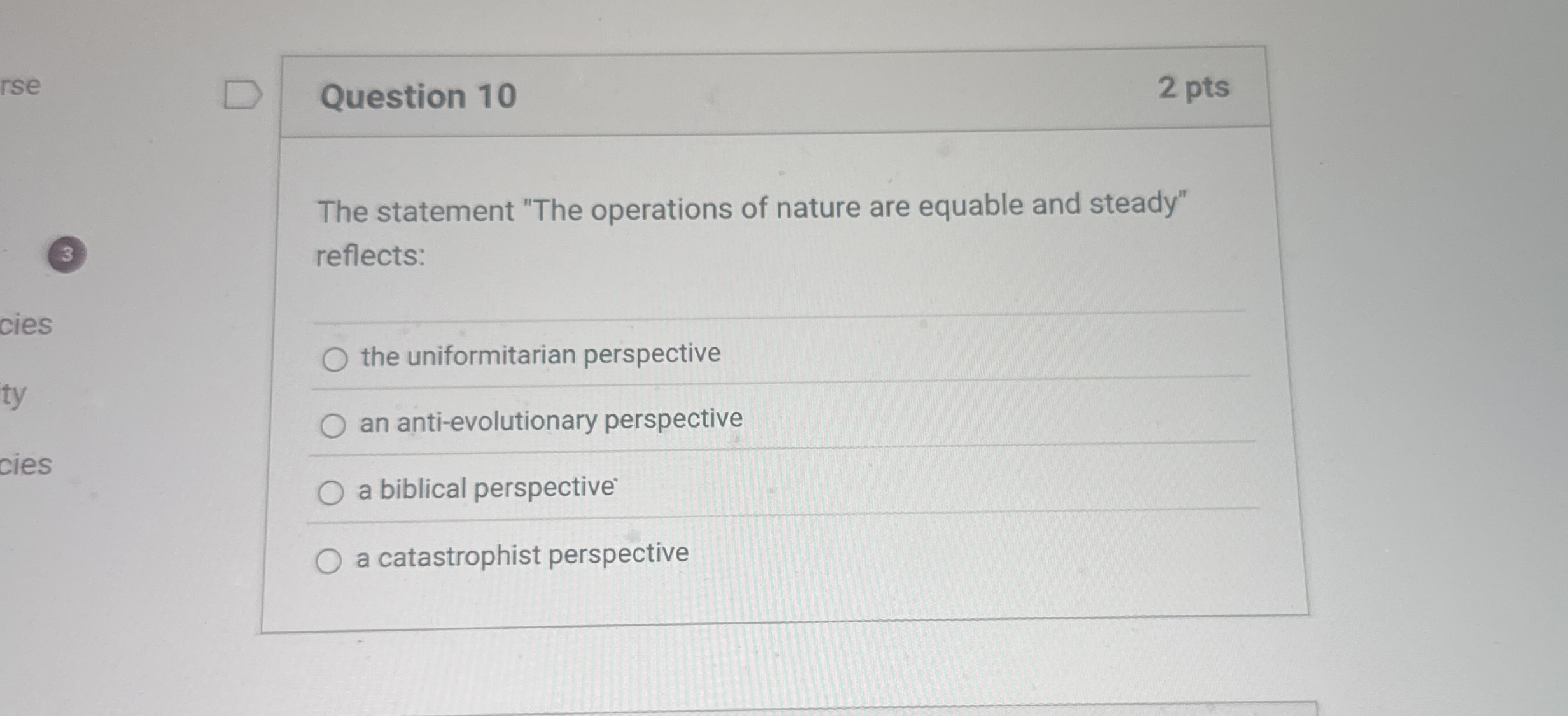 Solved rseQuestion 102 ﻿ptsThe statement "The operations of | Chegg.com
